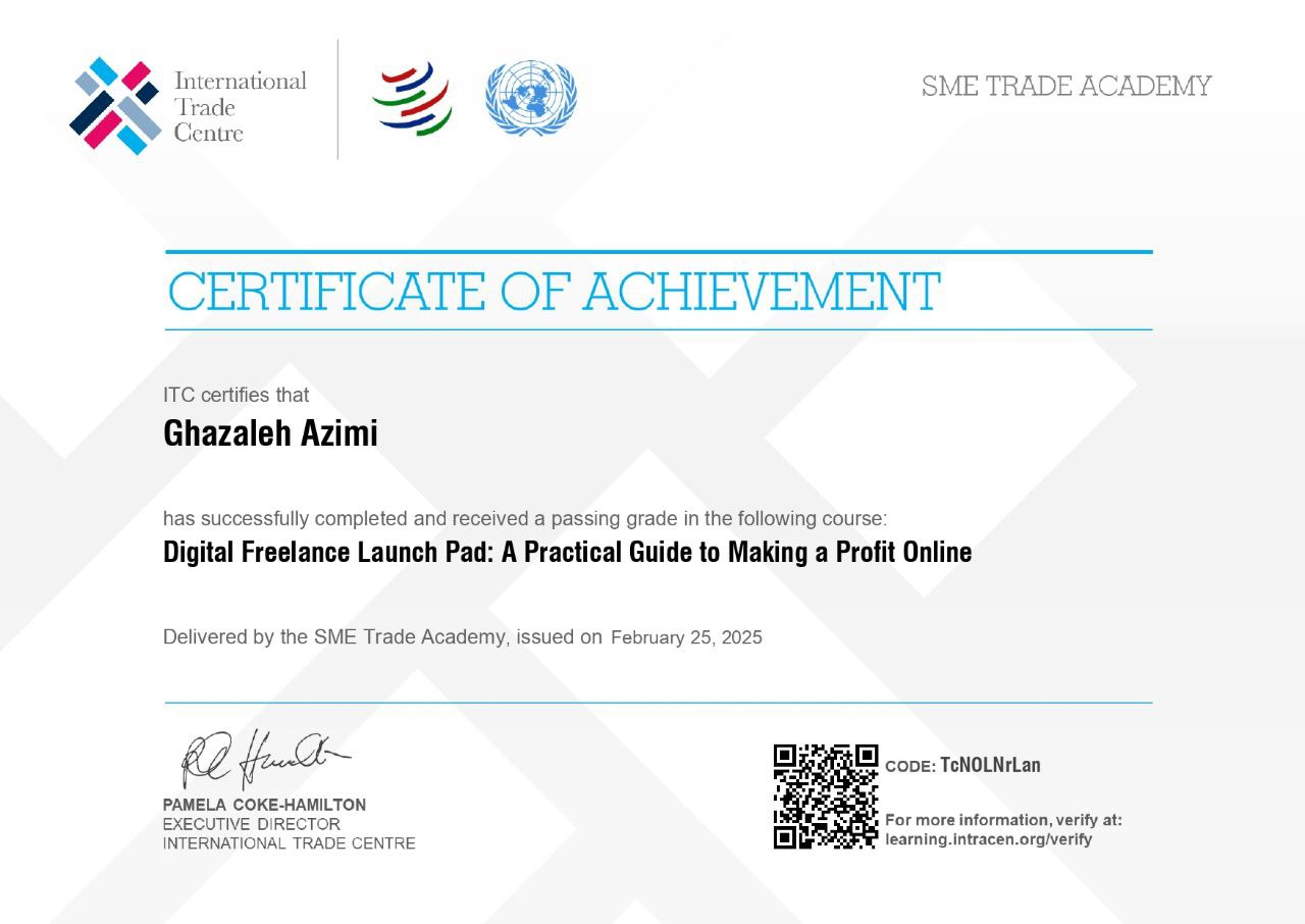 Ghazaleh Azimi Portfolio